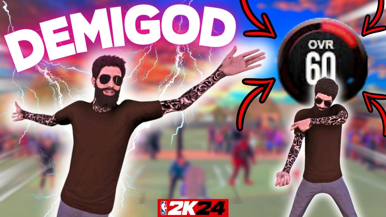 I BROUGHT a 60 OVERALL DEMIGOD to the 1V1 COURT in NBA 2K24... - YouTube