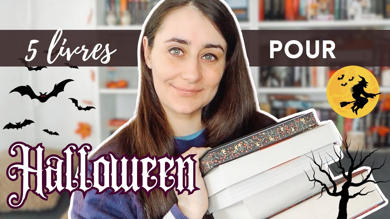 🧛 5 LIVRES A DÉCOUVRIR POUR HALLOWEEN 🦴 - YouTube