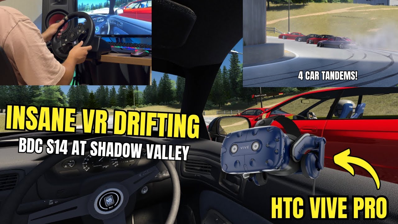 Next-Level VR Drifting at Shadow Valley – INSANE Assetto Corsa Sim Drifting! (HTC Vive Pro ...