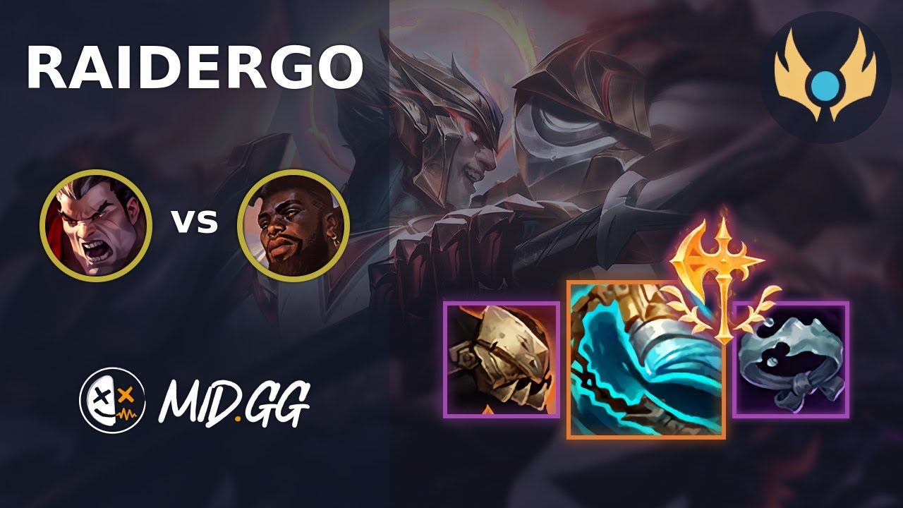 MID.GG: [ RaiderGO ] Darius TOP vs K'Sante | KR CHALLENGER | LOL Season ...