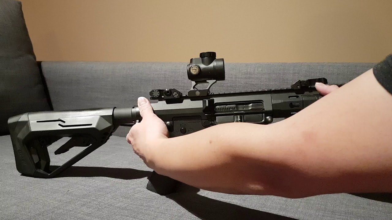 Recoil SR25 EBB prototype - test 1 - YouTube