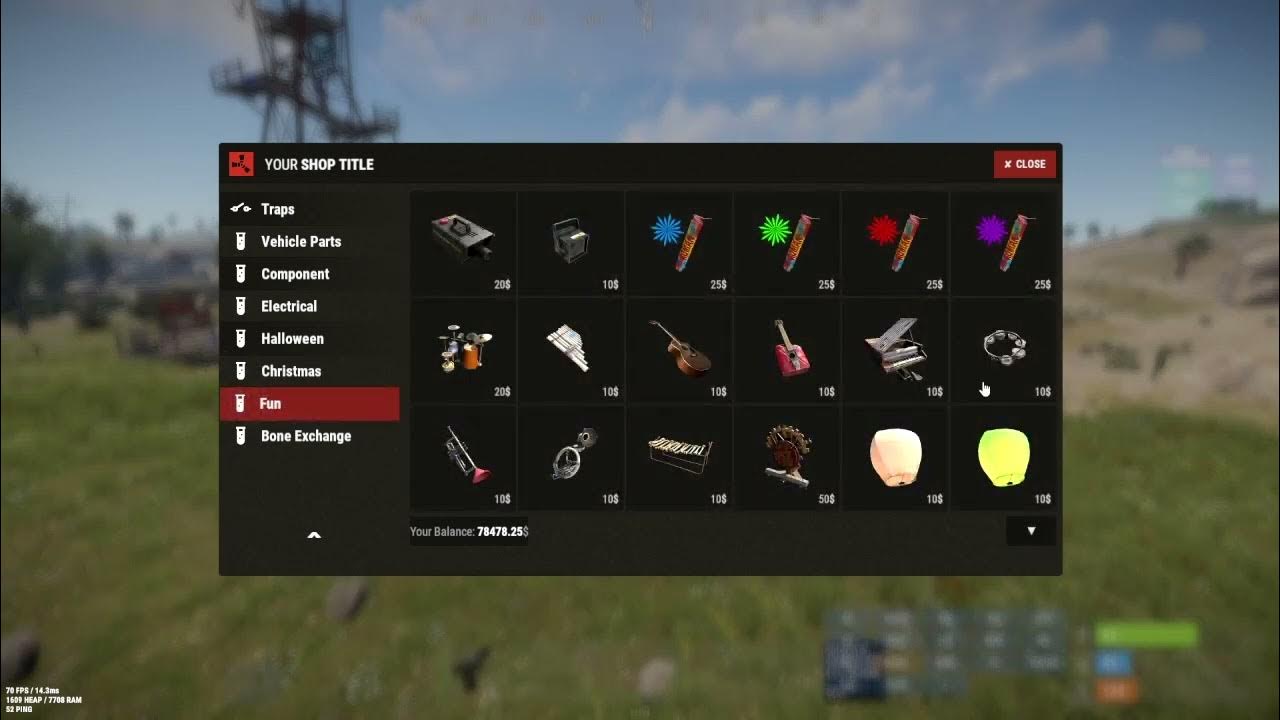 Shop Ui Walkthrough - Rust - YouTube