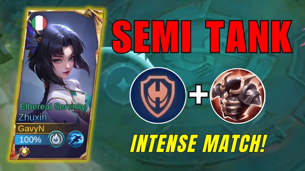 SEMI-TANK ZHUXIN WORKS!!!🦋 (A MUST-TRY BUILD!💀) | MLBB 🔥 - YouTube