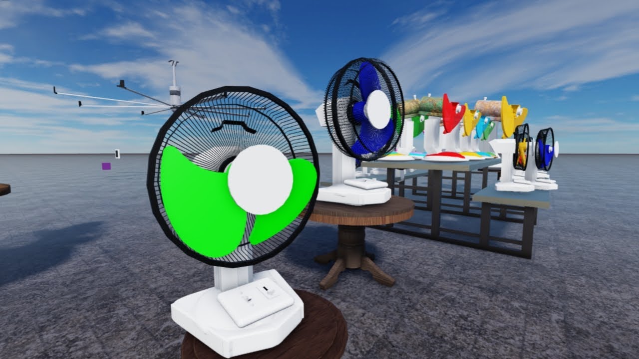 Funny Fan - Kipas Angin Lucu Jatuh Bangun, Baling baling | Roblox Fan ...