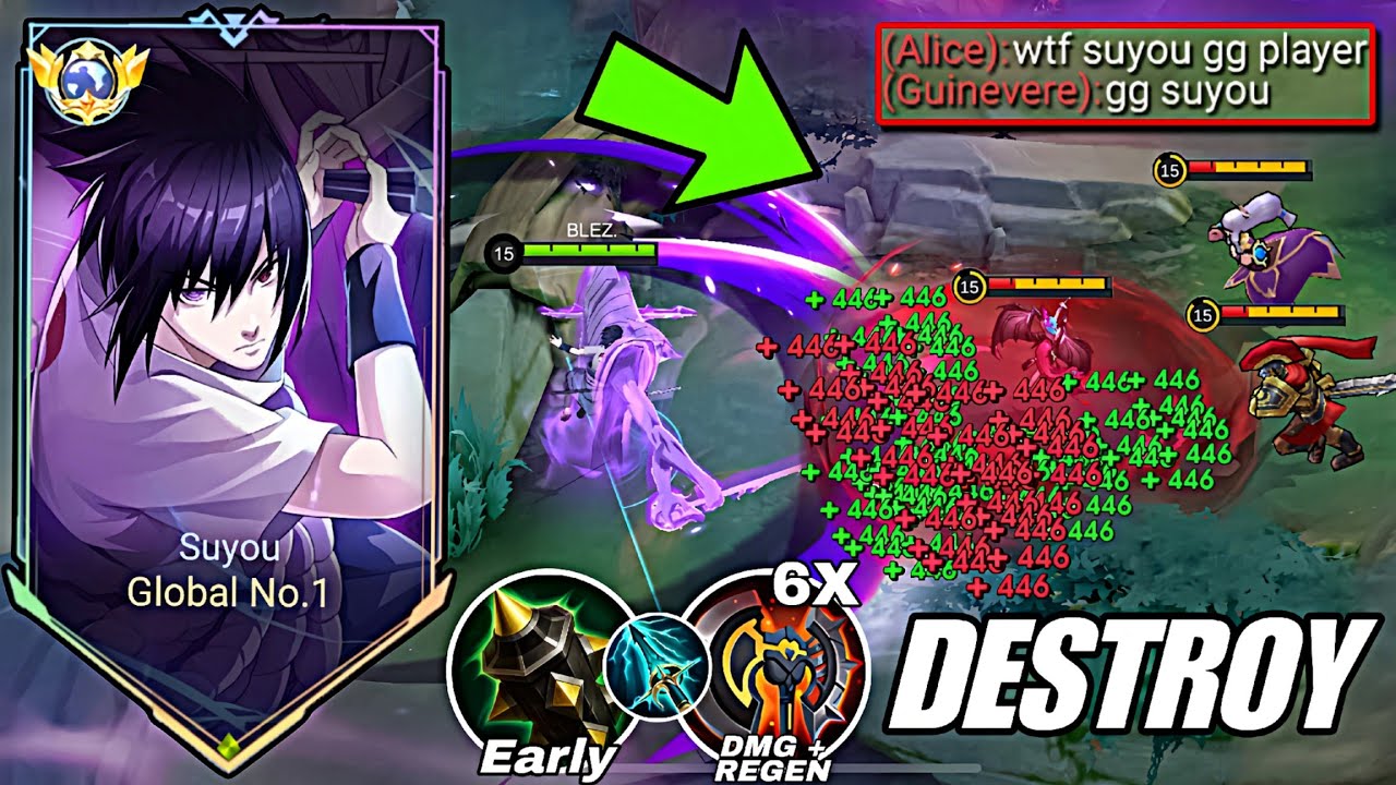 BUFFED SUYOU BEST ONESHOT IS BACK BUILD IN SOLO RANK 2025!!🔥(99% ...