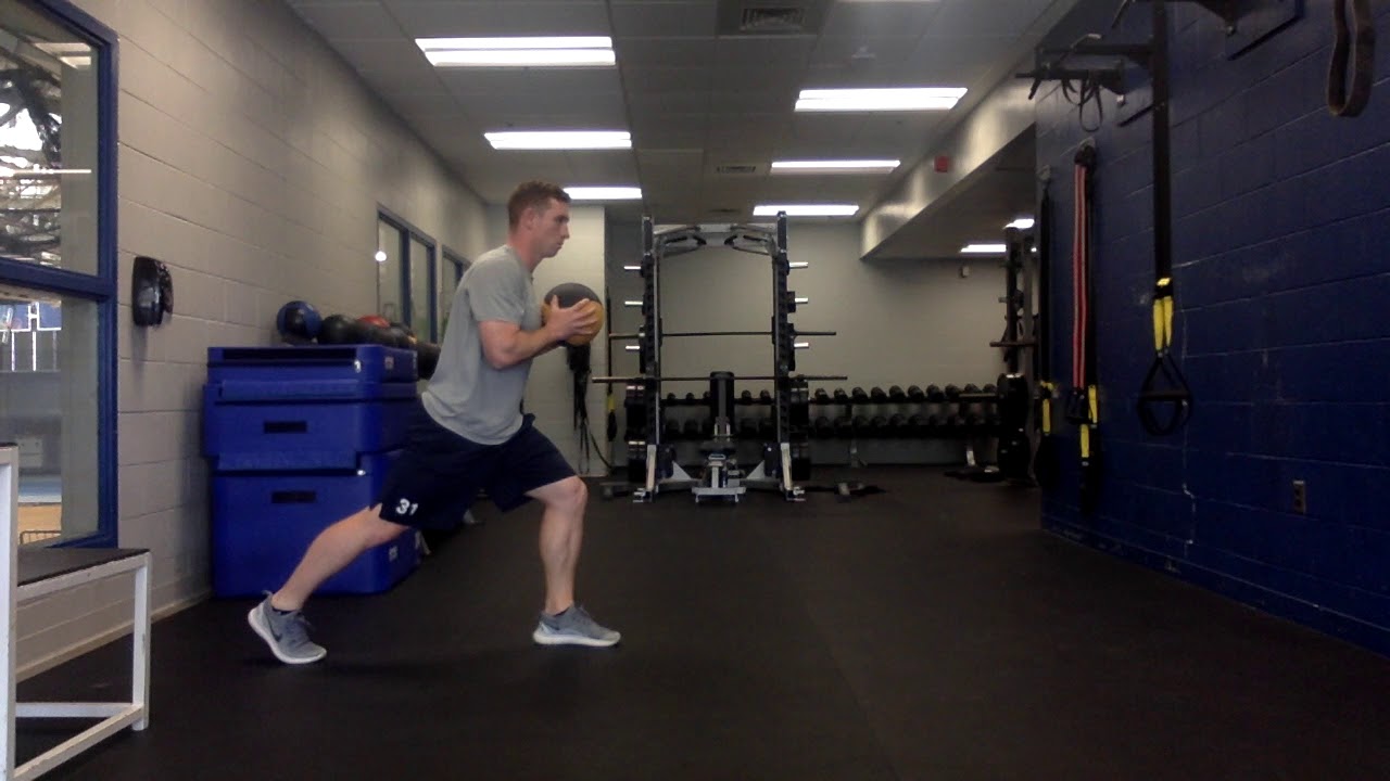 Alternating Split Stance MB Wall Toss - YouTube