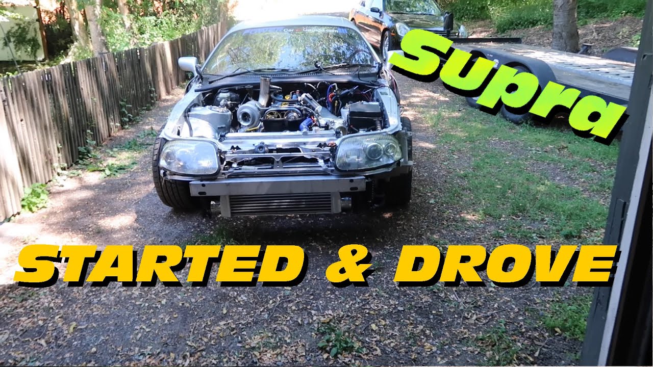 First Drive Supra Turbo Build 😀 - YouTube