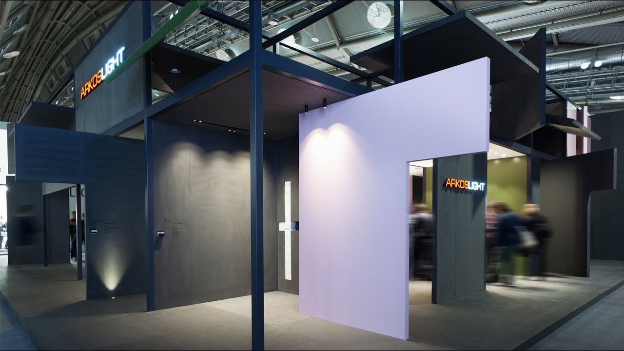 Arkoslight at Light + Building 2018: lighting experience - YouTube