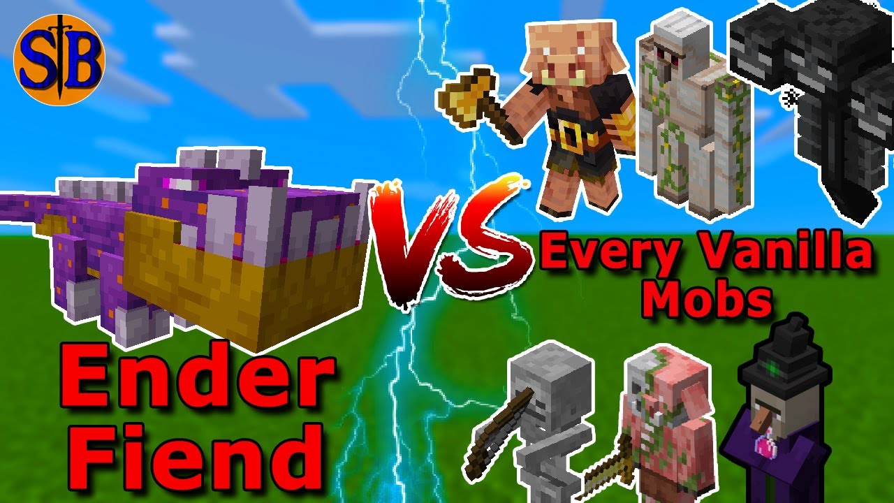 Ender Fiend vs Every Vanilla Mobs - YouTube