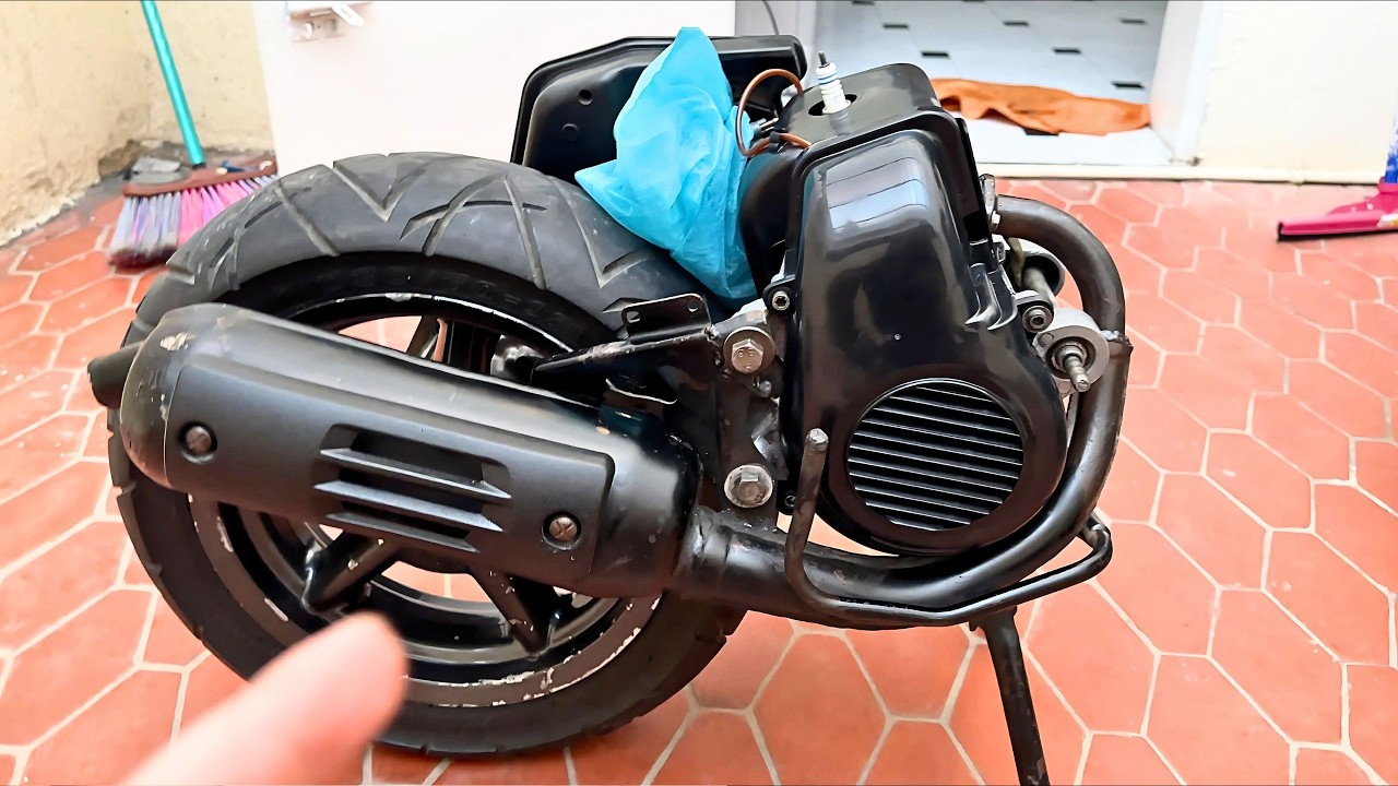 Roller-Tuning: 50cc auf 70cc – Teil 2 - YouTube