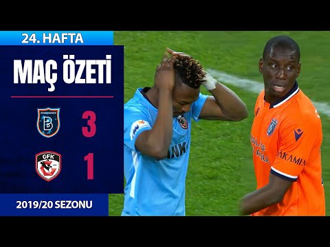 ÖZET: M.Başakşehir 3-1 Gaziantep FK | 24. Hafta - 2019/20