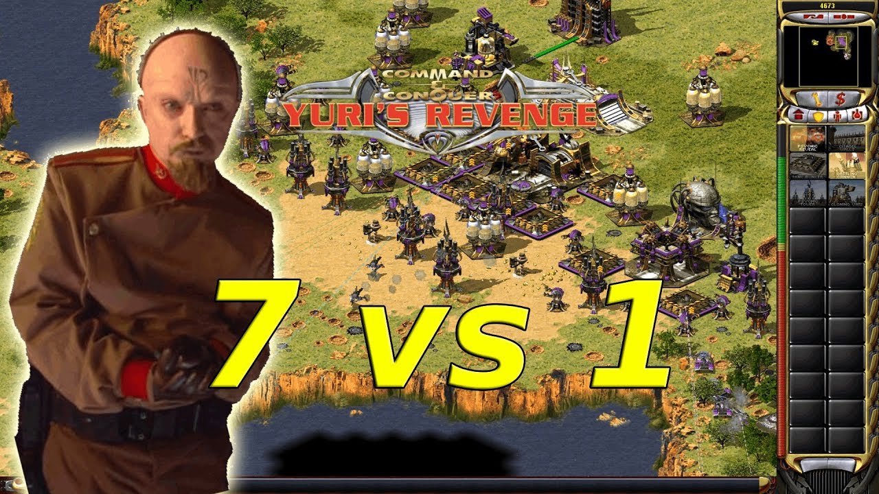 Red Alert 2 - A Path Beyond II - 1 vs 7 - Yuri - YouTube