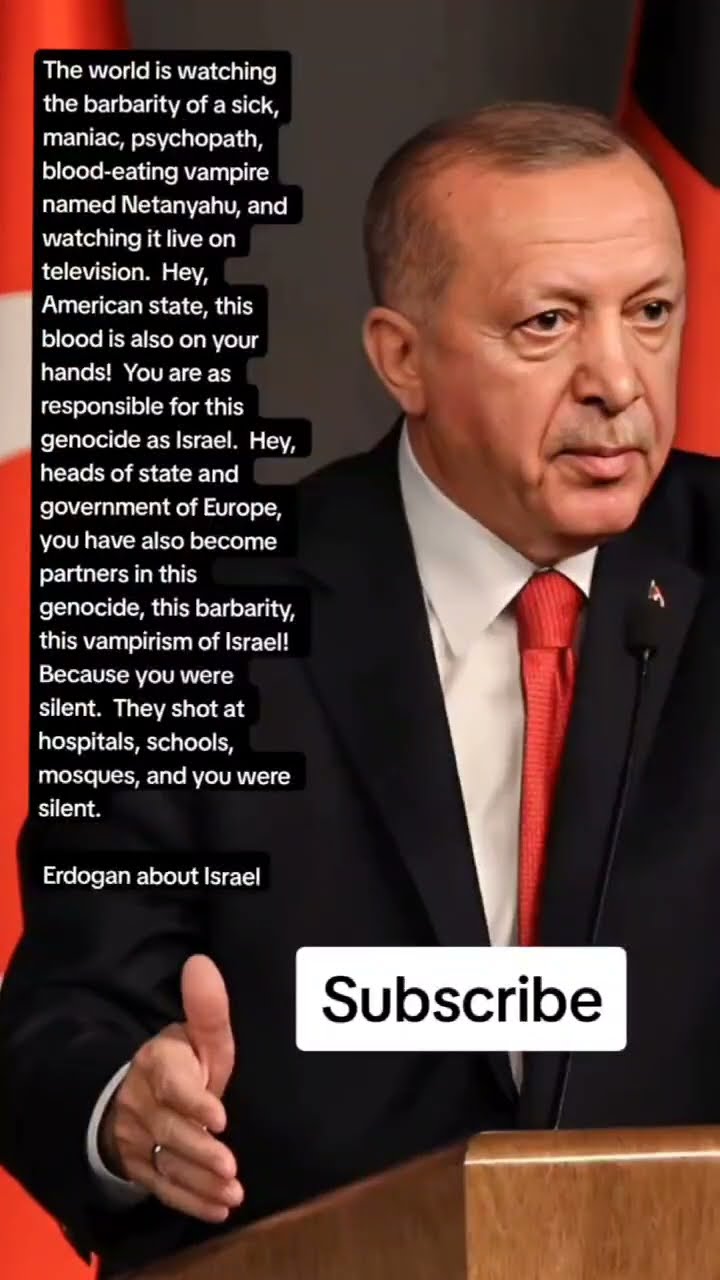 Erdogan about Israel (Quotes) - YouTube