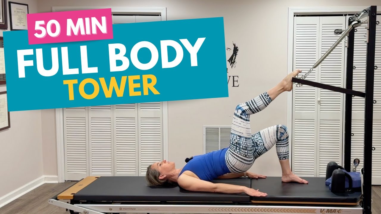 Pilates Tower Full Body Workout | 50-Minutes | Intermediate | #13 - YouTube