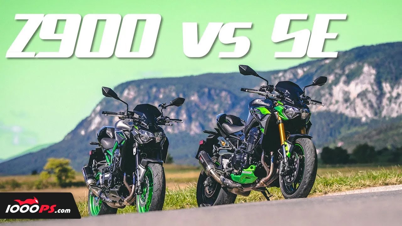 Kawasaki Z900 vs Z900 SE 2023 - is it worth the extra money? - YouTube