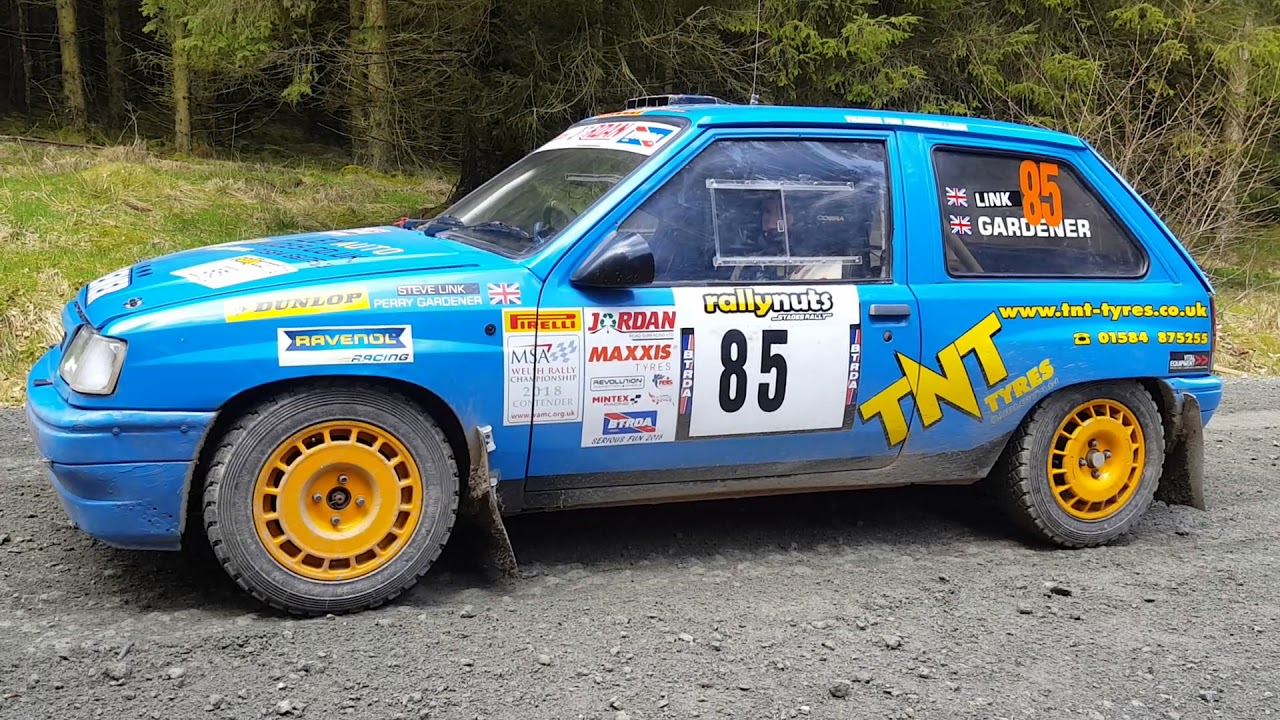 Rally Nuts Stages Rally MK I Vauxhall Nova 14/4/2018 - YouTube