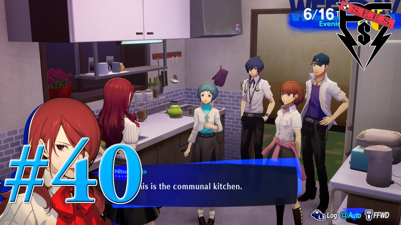 Persona 3 Reload PsS Playthrough Part 40 - Iwatodai Dorm Tour - YouTube