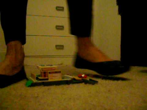 stinky ballet flats crushing toys - YouTube