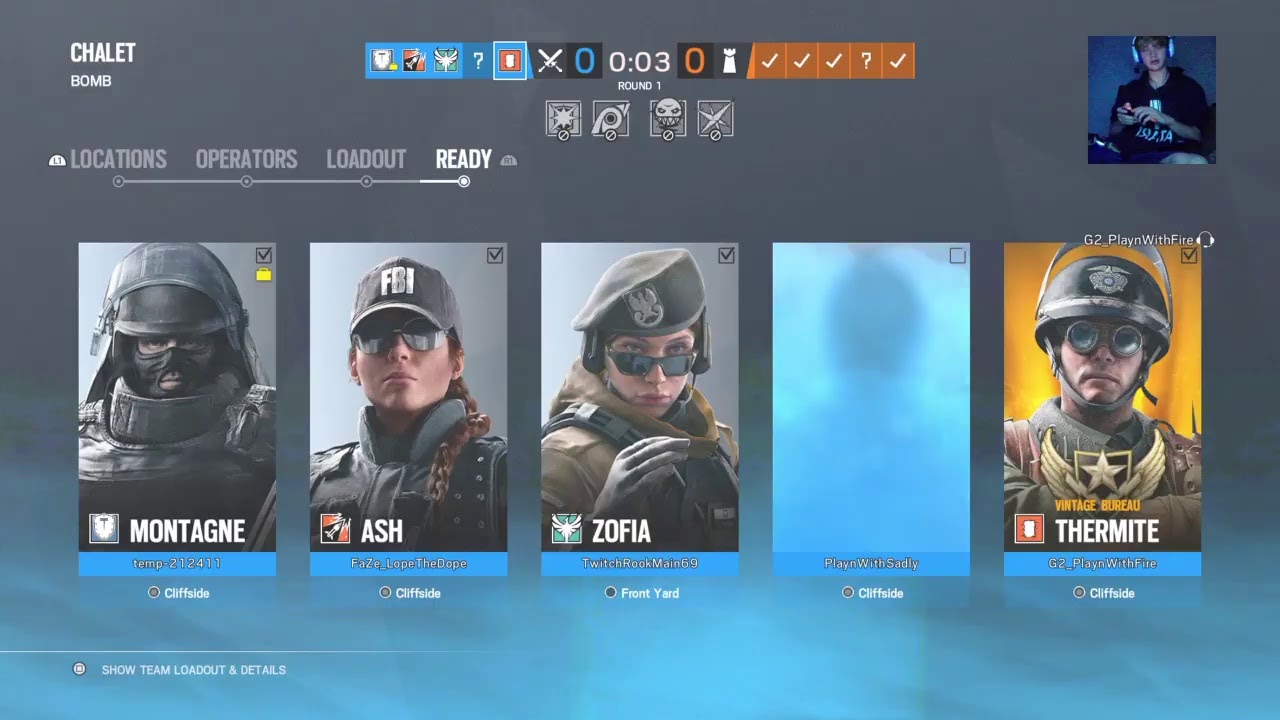 Rainbow 6 siege plat match - YouTube