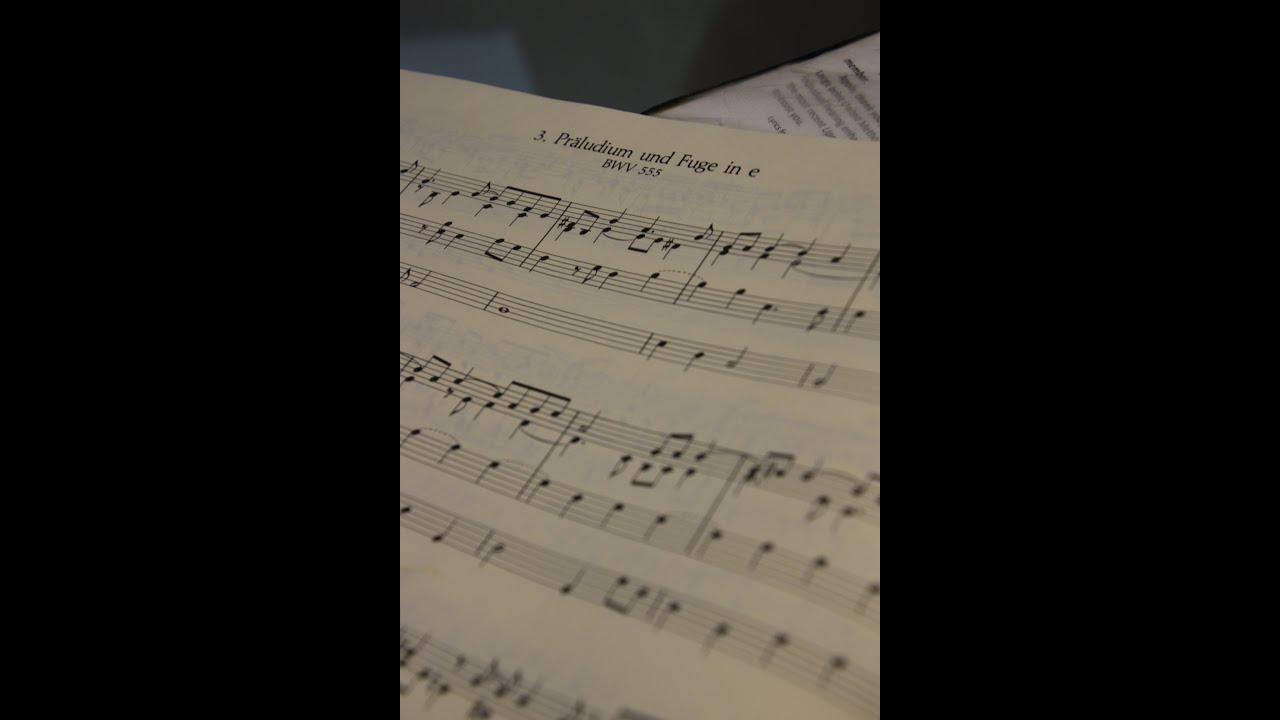 Prelude and Fugue in e minor - BWV 555 - YouTube