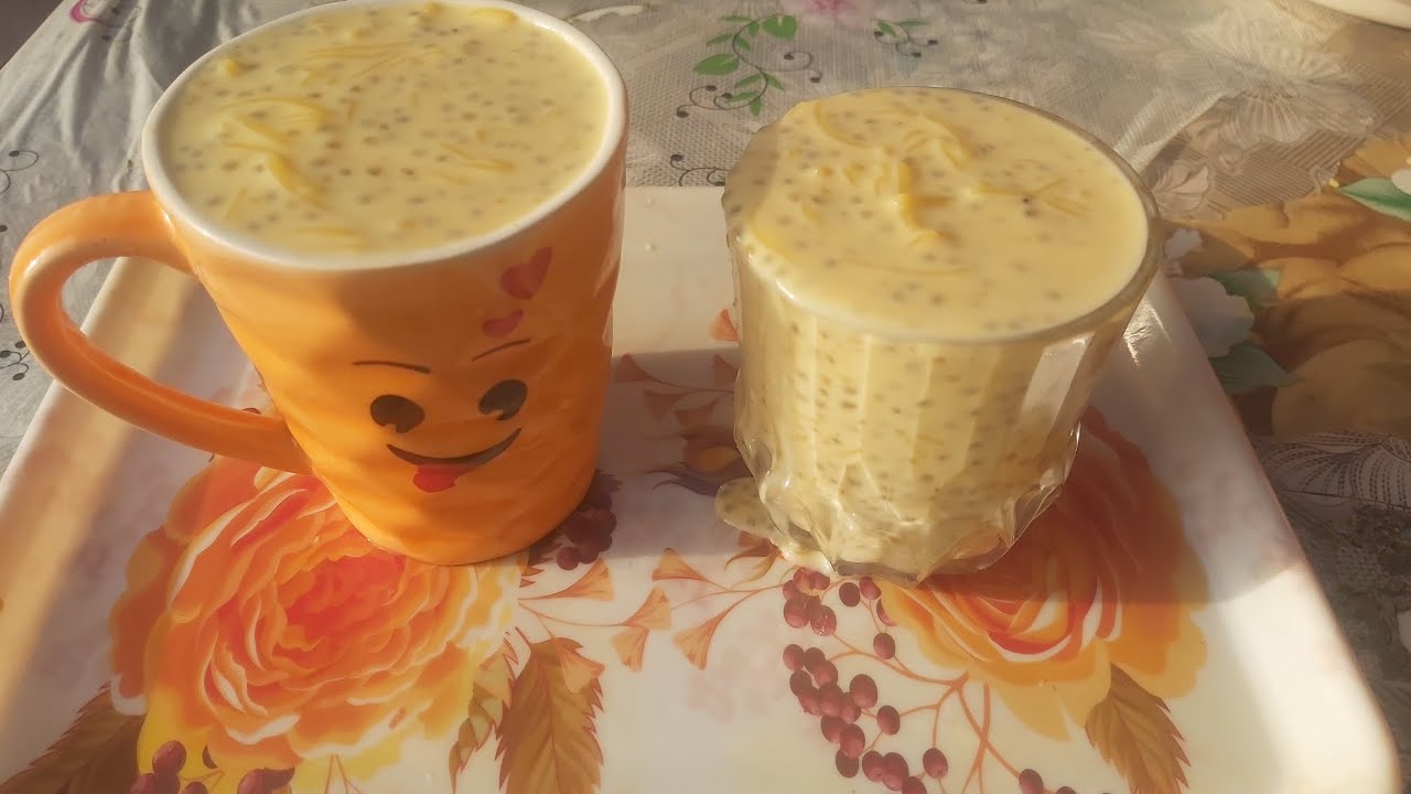 Mango Falooda recipe | Tasty and Delicious Mango Falooda recipe | Mango Falooda kaise banaen ...