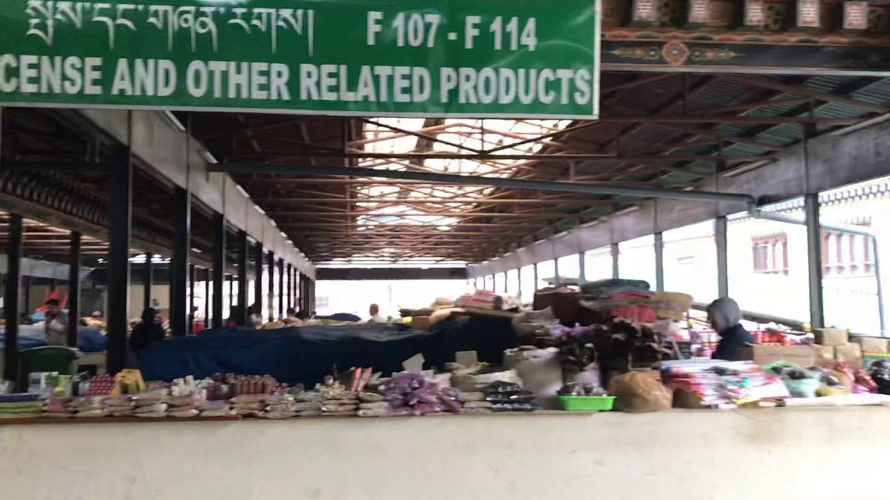Bhutan-Thimphu Weekend Market - YouTube