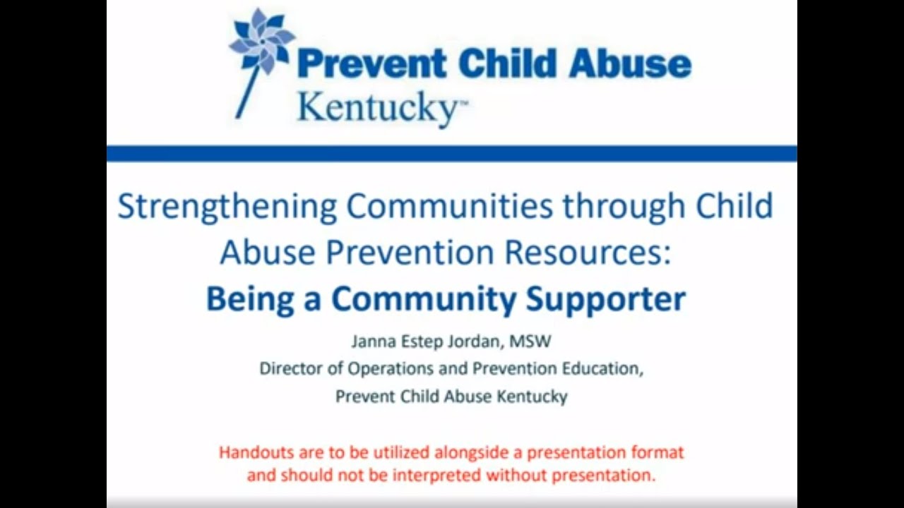 Strengthening Communities through Child Abuse Prevention and Resources ...
