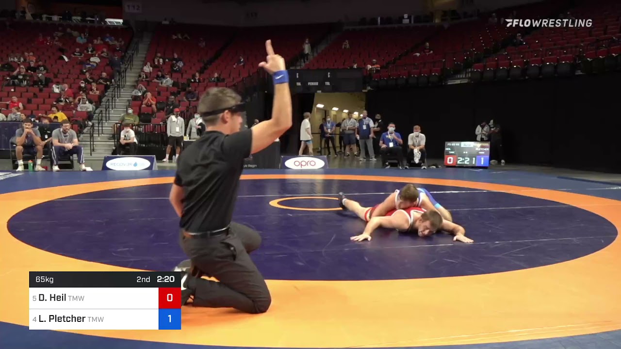 65 Kg Quarters - Dean Heil, Titan Mercury Wrestling Club Vs Luke ...