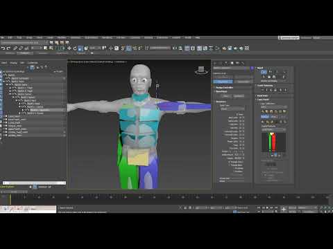 맥스리깅_biped rigging_ bone setting - YouTube