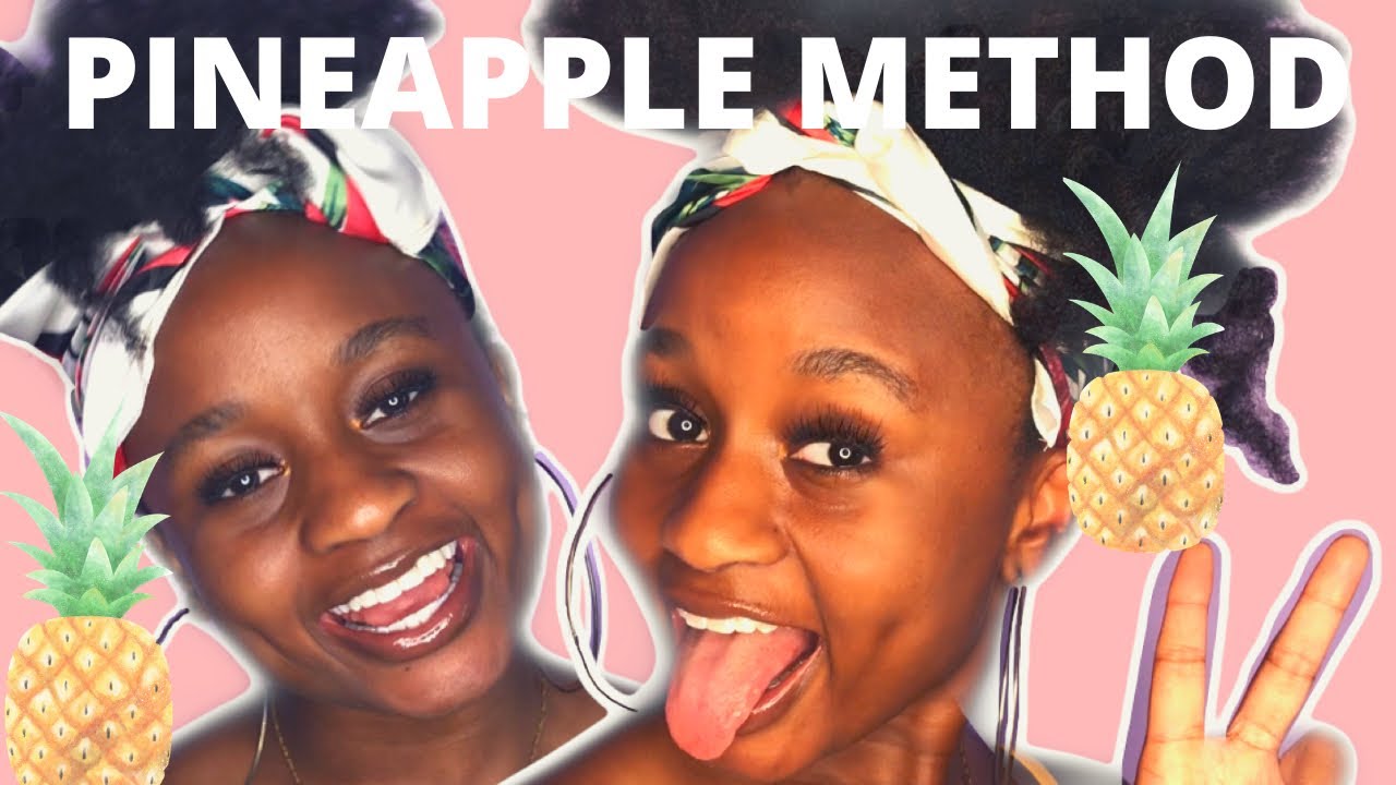 PINEAPPLE METHOD | extend the life of your twist out! - YouTube
