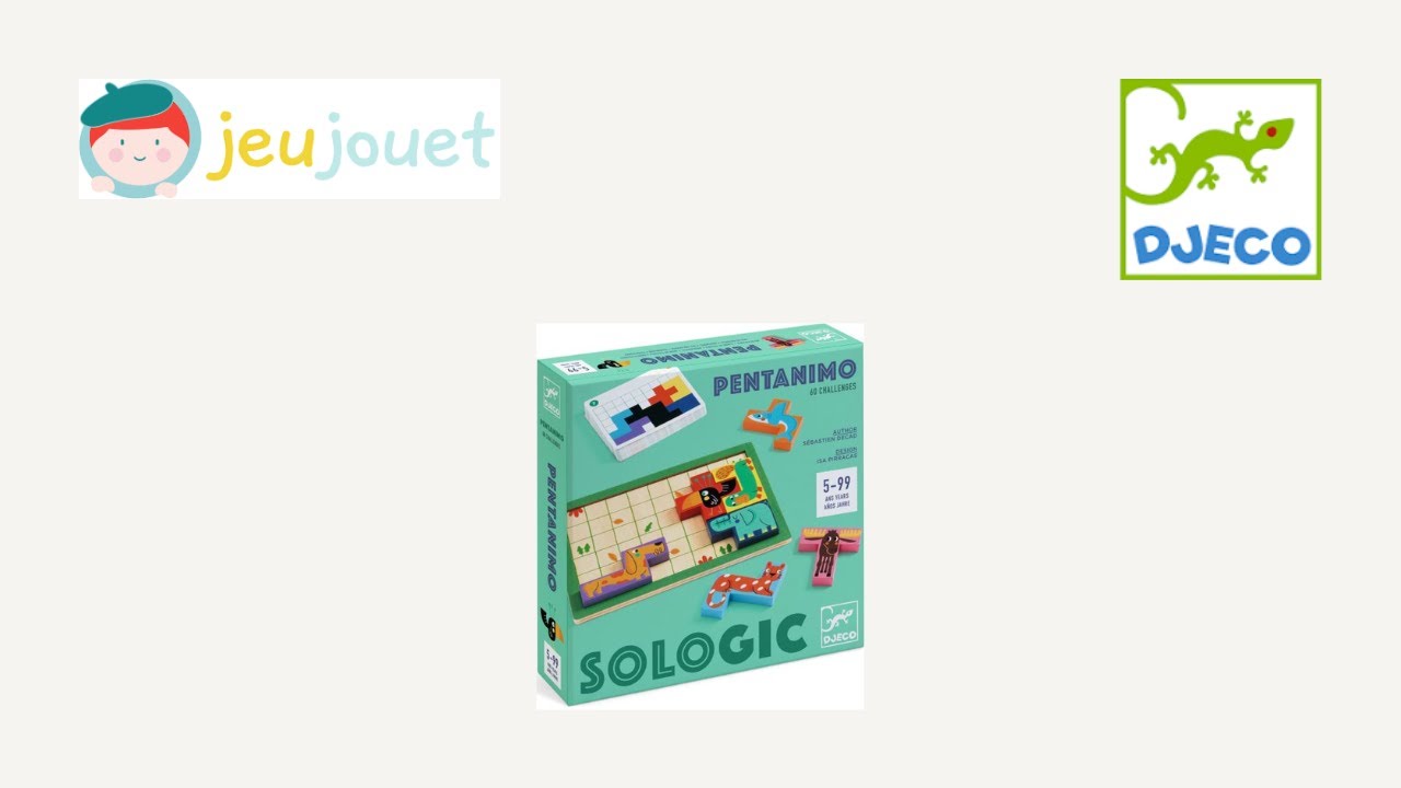 Sologic pentanimo de chez Djeco - JeuJouet.com - YouTube
