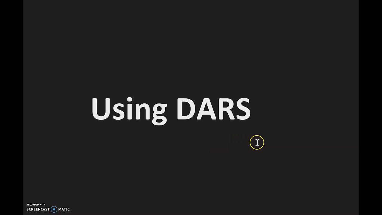 Using the DARS system - YouTube