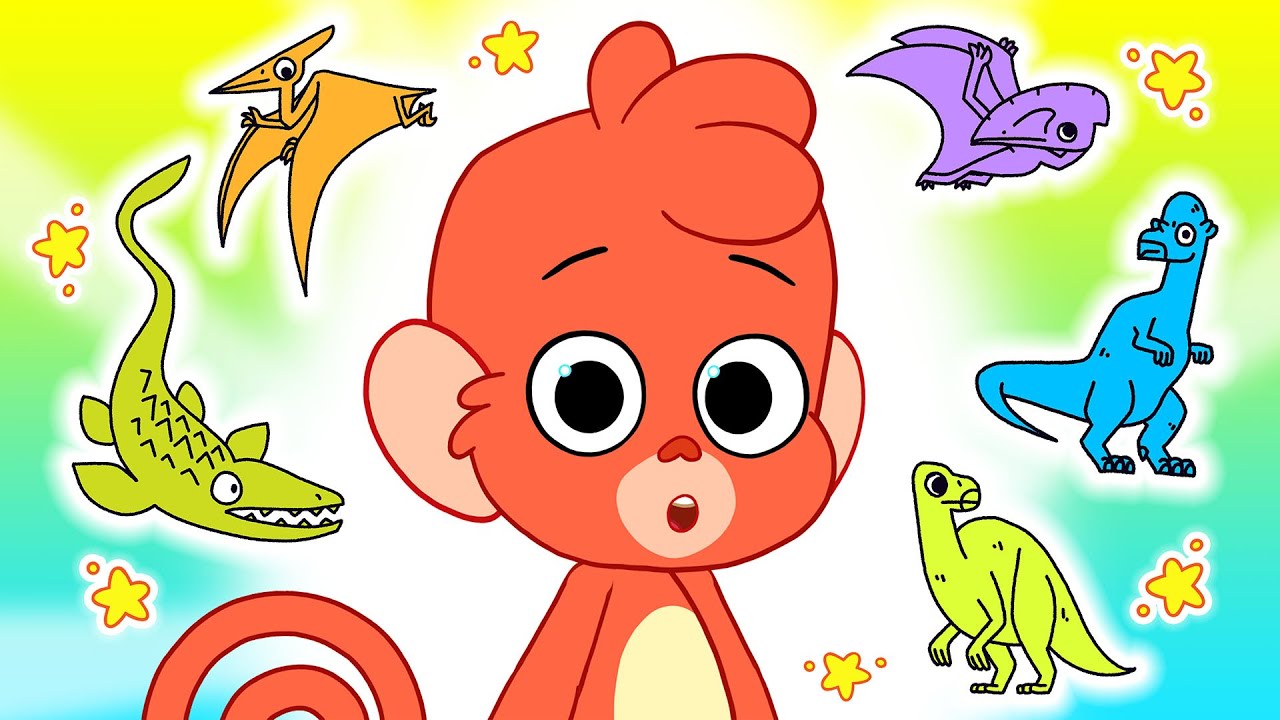 Club Baboo Dinosaurs | Funny Scary Dinosaur Cartoon | Triceratops, T ...