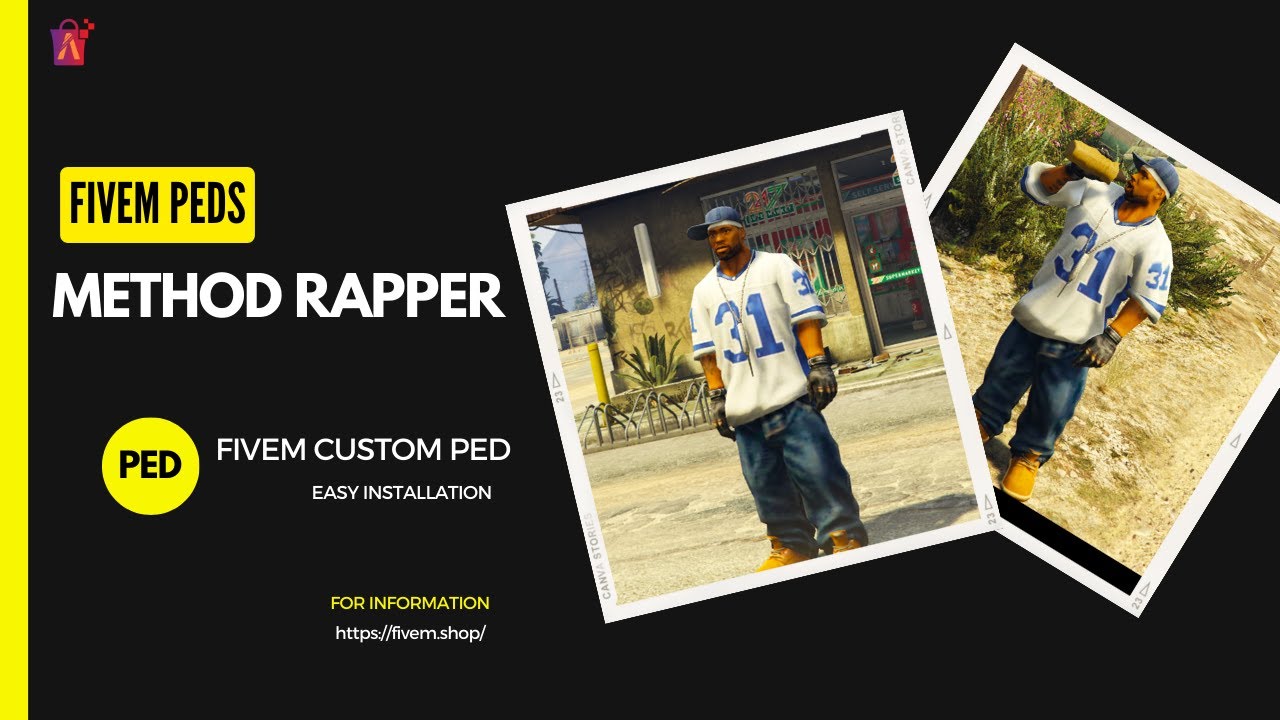 FiveM Method Rapper Peds #fivem #peds - YouTube