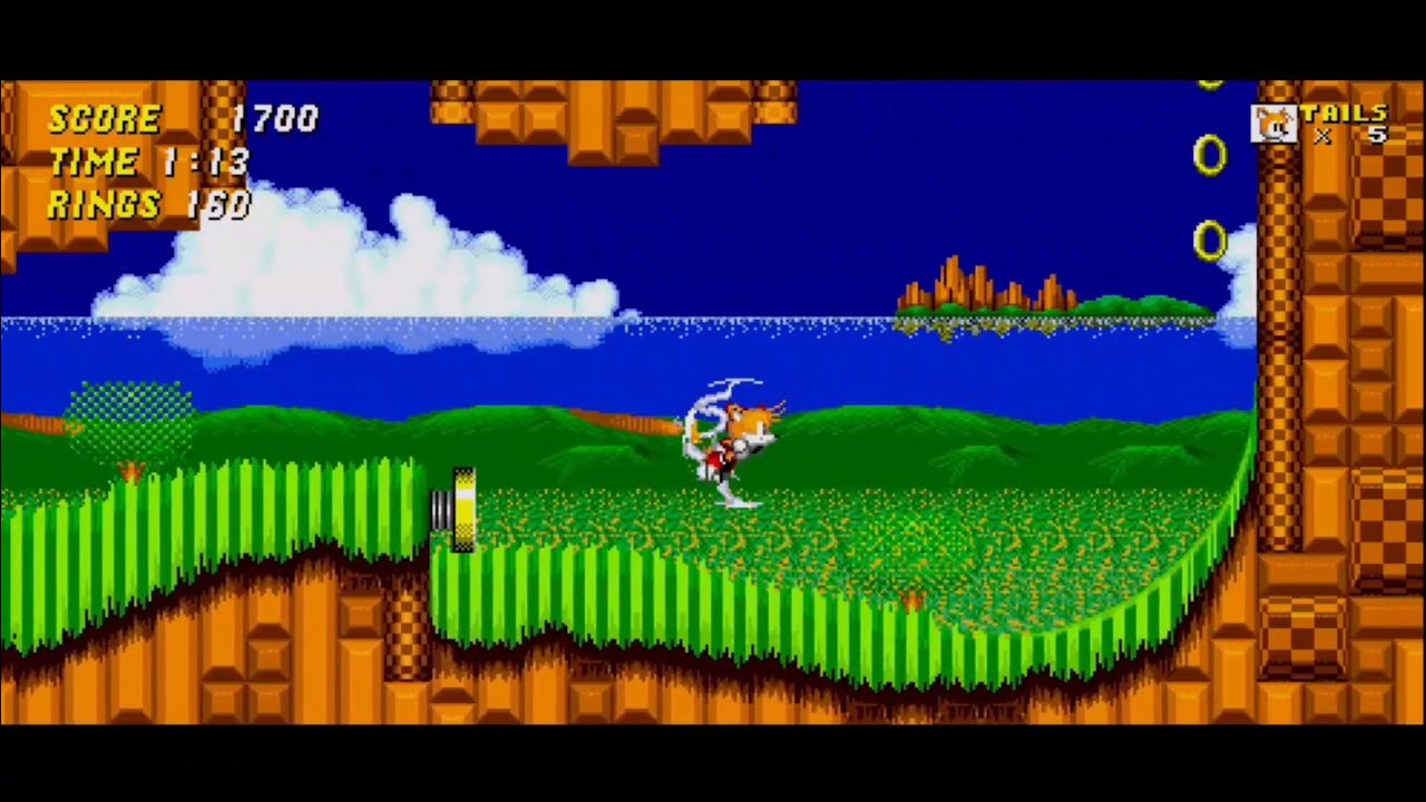 Sonic 2 2013 (Android) - Emerald Hill Zone Act 1 (Tails) - Ring Attack - 293 Rings (Perfect ...