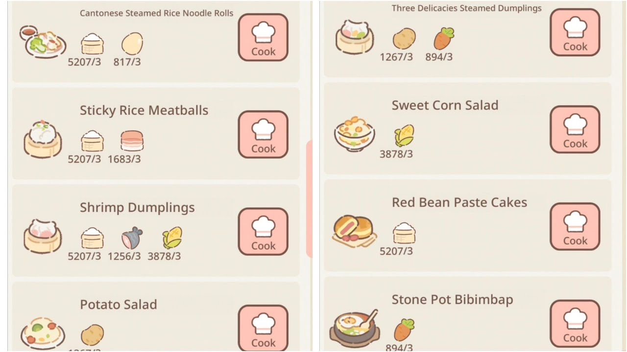 Purrfect Tale 2024 full new recipe guide 遇见你的猫 2024年全新食谱大全 - YouTube