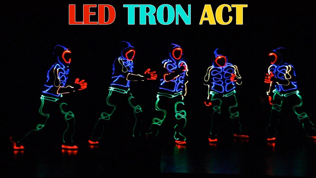 LED Tron Live Performance Act by Zenith Dance Troupe Delhi ,Mumbai ...