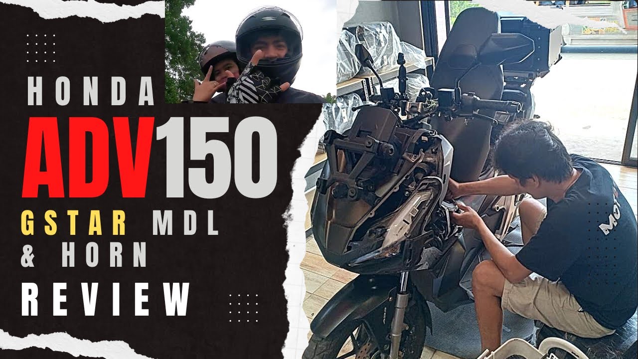 GSTAR MINI-DRIVING LIGHT and LOUD HORN INSTALLATION sa MOTO PLUS PLUS ...