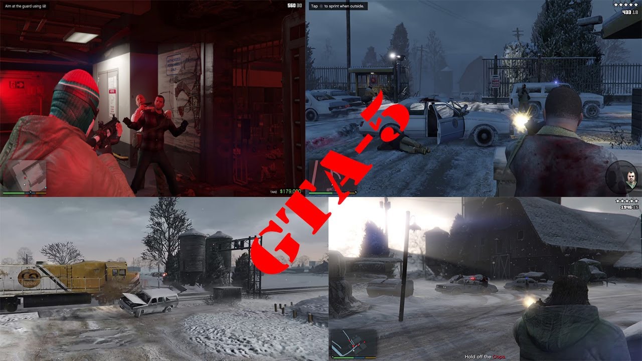 GTA -5 Level-1 Full HD video (Grand Theft Auto V) Ludendorff, North ...