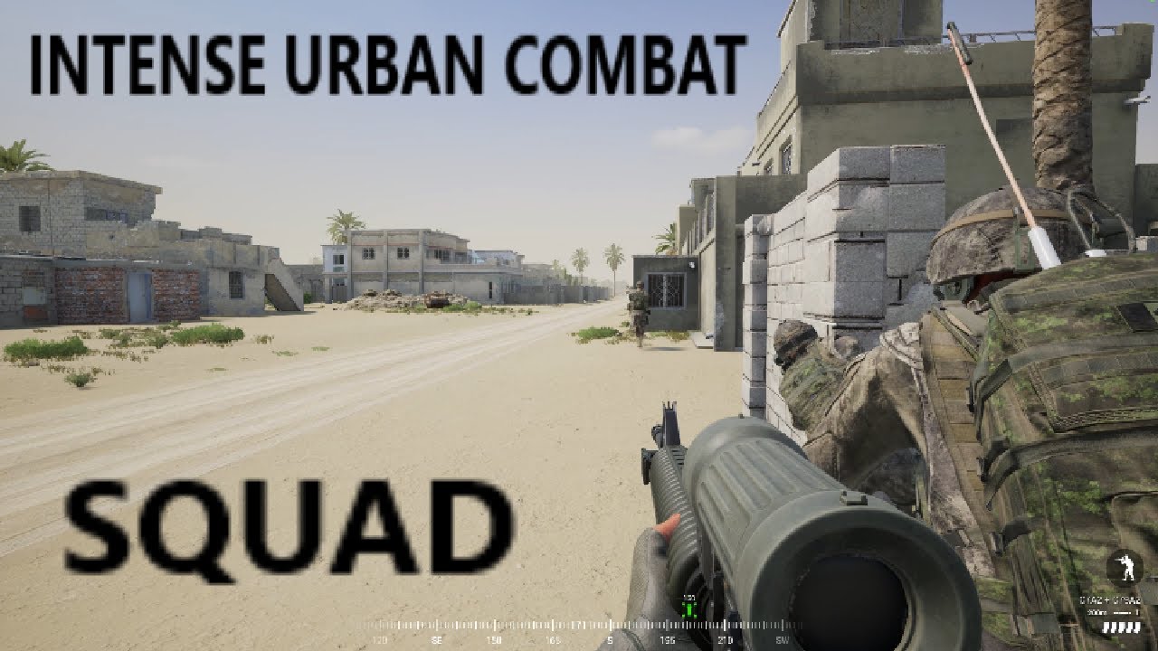 Heavy Combat in the Streets of Mutaha - Squad 100 Player Match - YouTube