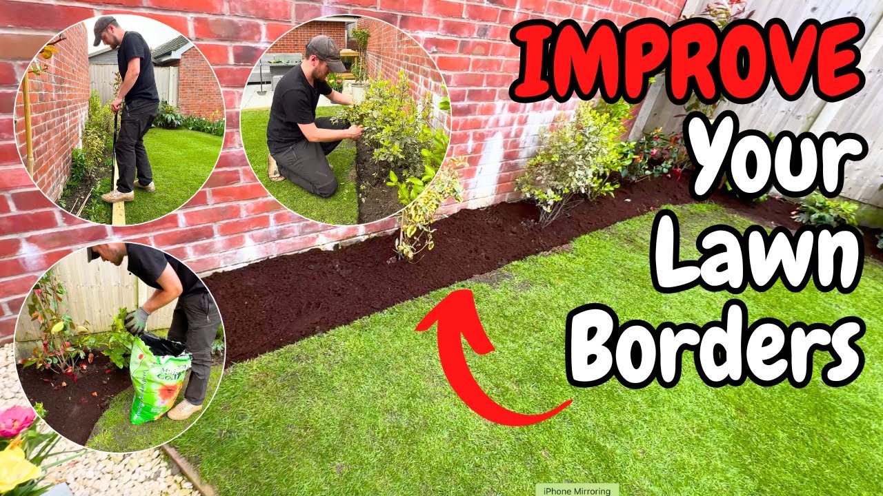 How to improve your LAWN BORDERS - YouTube