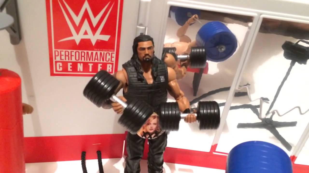 WWE ACTION INSIDER: Training Center Takedown! Mattel Performance Center ...