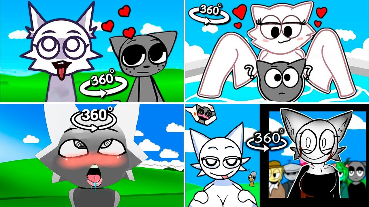 Incredibox Sprunki: Gray x Wenda Sus Meme Compilation 360° VR - YouTube