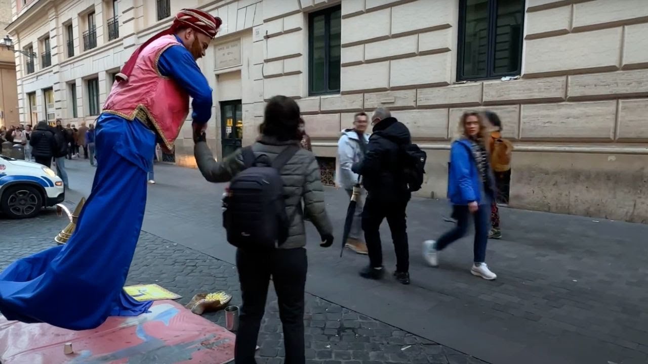 Rome's favorite: Genie Magic Lamp levitation trick - YouTube
