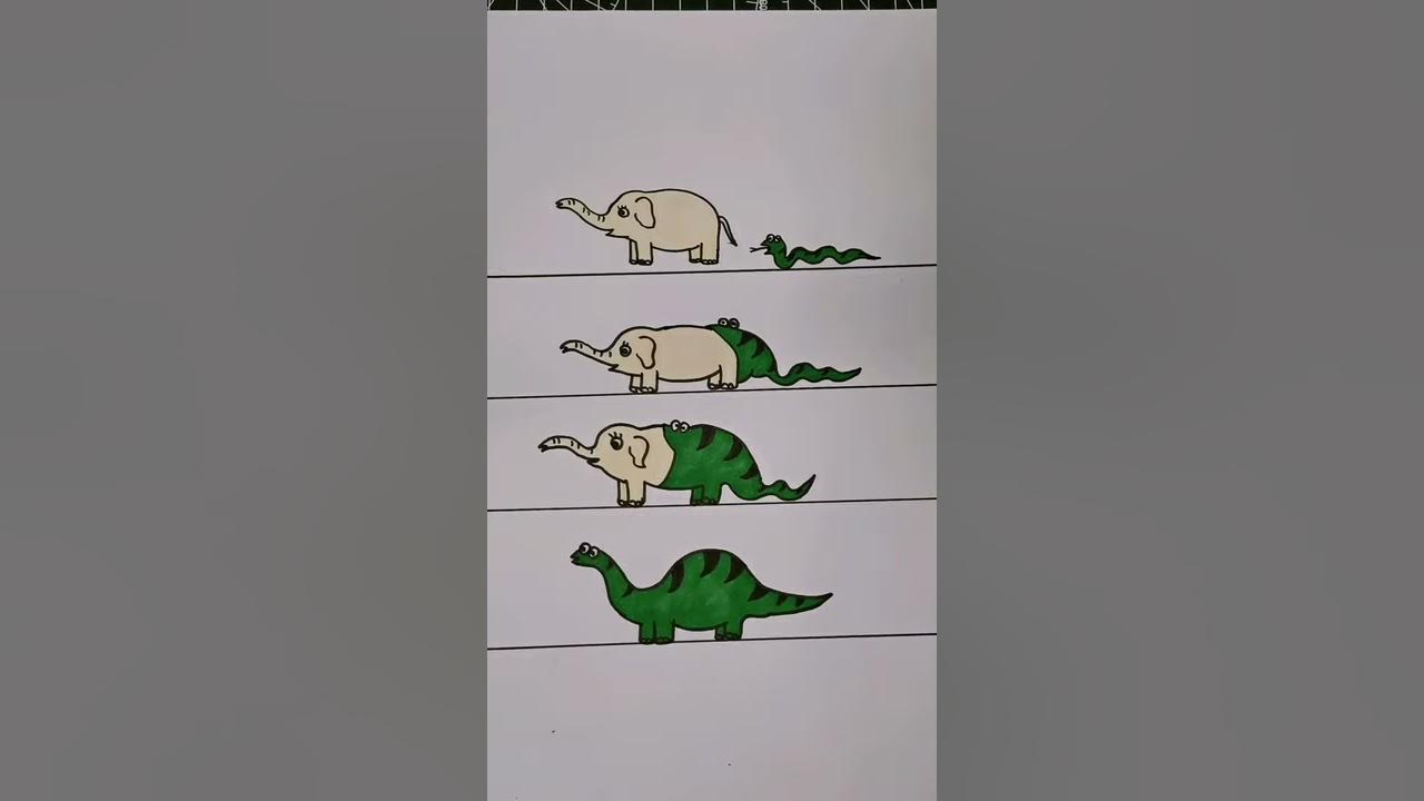 Snake eating elephant - YouTube