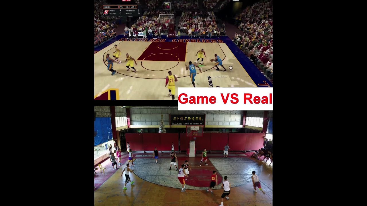 NBA 2K View Vs. Real View using drone - YouTube