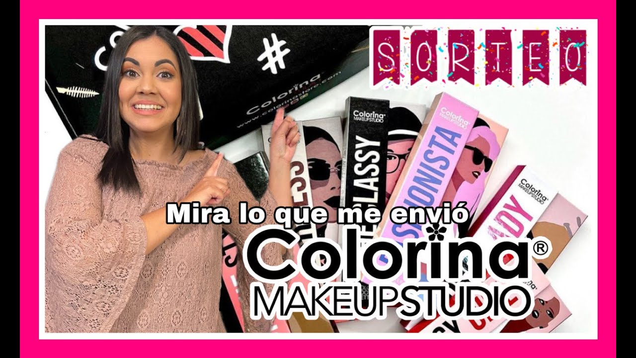 Mira lo que me envió COLORINA MAKEUP STUDIO |SORTEO RELAMPAGO - YouTube