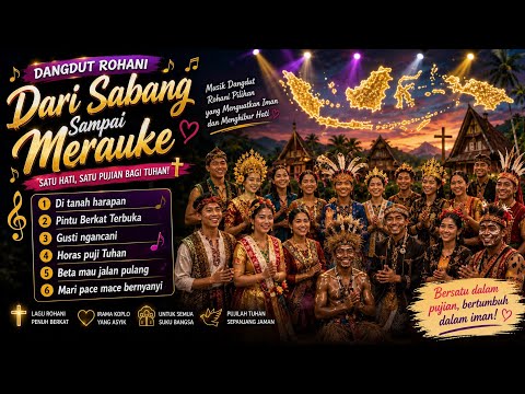 🇮🇩 PART 1  DANGDUT ROHANI KOPLO DARI SABANG SAMPAI MERAUKE 🌴 Lagu Rohani Nusantara Penuh Sukacita 