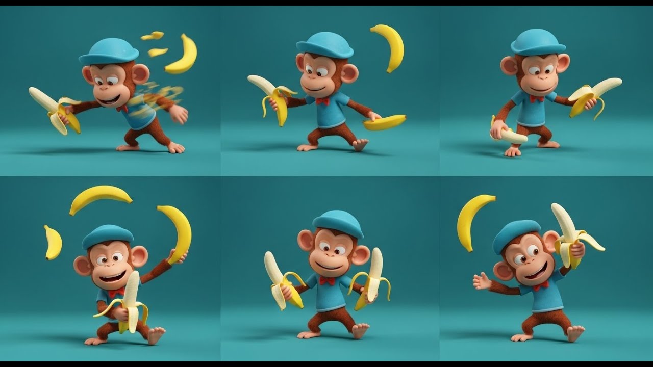 El Mono que Amaba los Plátanos | Canciones Infantiles y Rimas ...