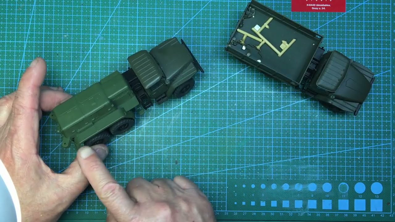 Kitty Hawk 1/48 Ural 4320 Double build. Part 4 - YouTube